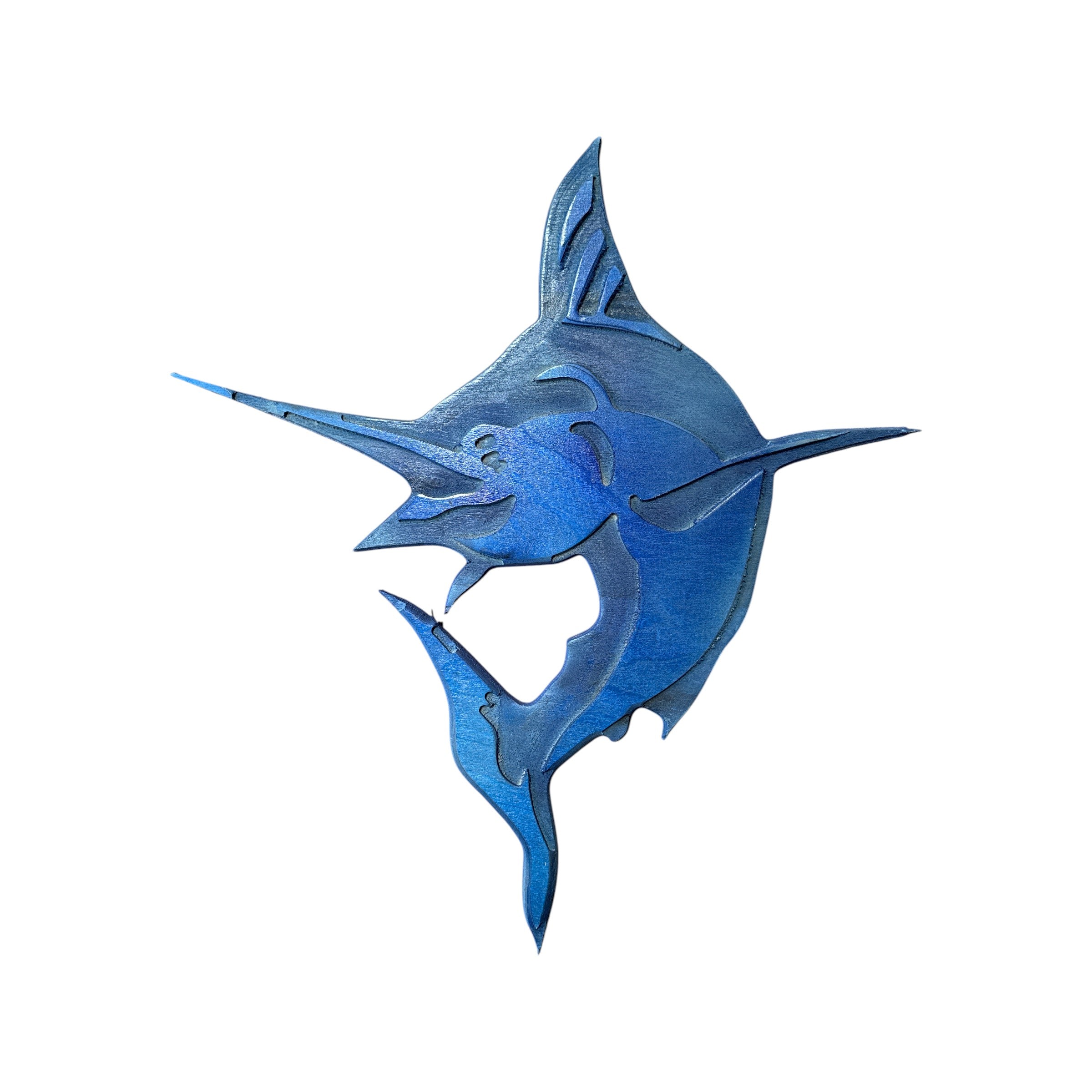 Wood Blue Marlin – Clay Co Depot